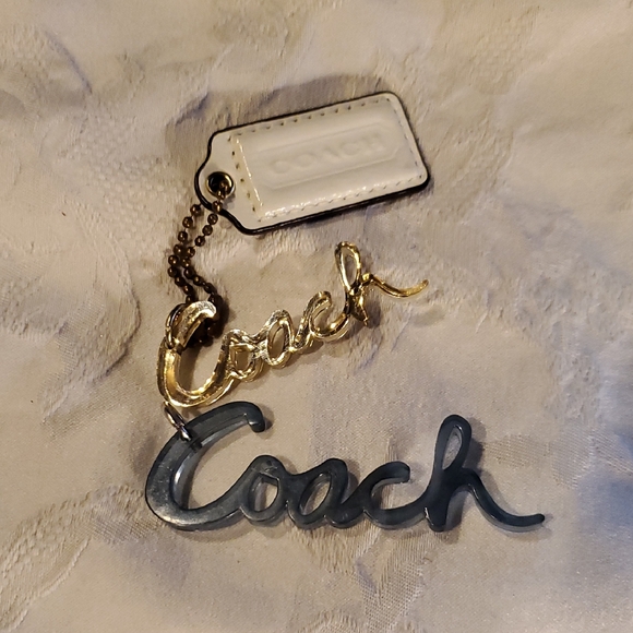 Coach | Accessories | Vintage Coach Gold And Gray Key Holder | Poshmark